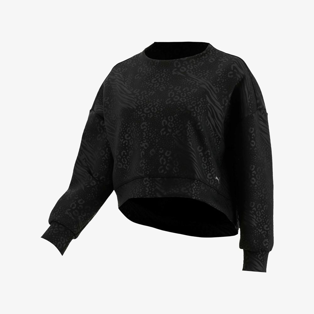 Puma Fashion Luxe Embossed Crew | Marathon Sports Perú