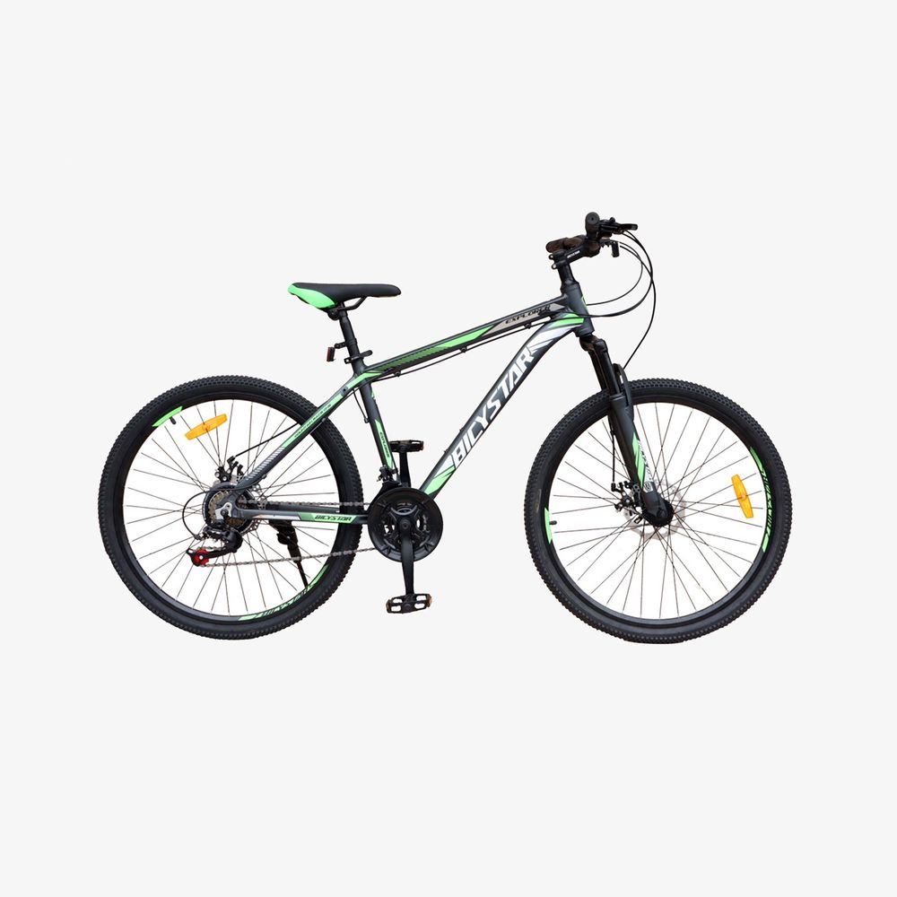 Box Bike Bicystar Aro 26 - Negro con Verde | Marathon Sports Perú